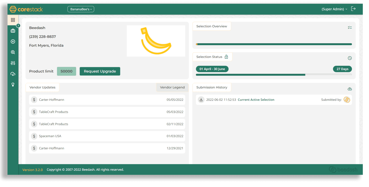 Corestack Update Release - Version 3.2 - Beedash